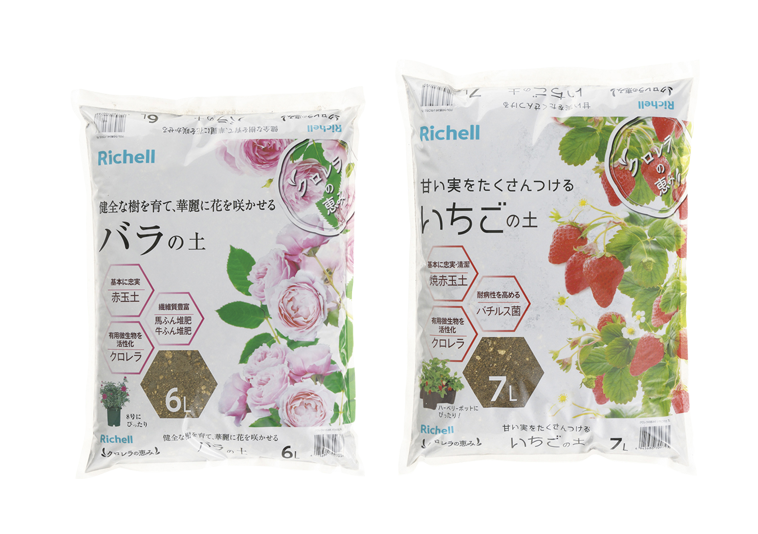 "Blessings of Chlorella Rose Soil / Strawberry Soil" - Richell [Official]