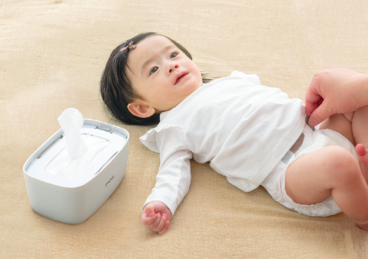 "Wet Wipe Warmer R" - Richell [Official]